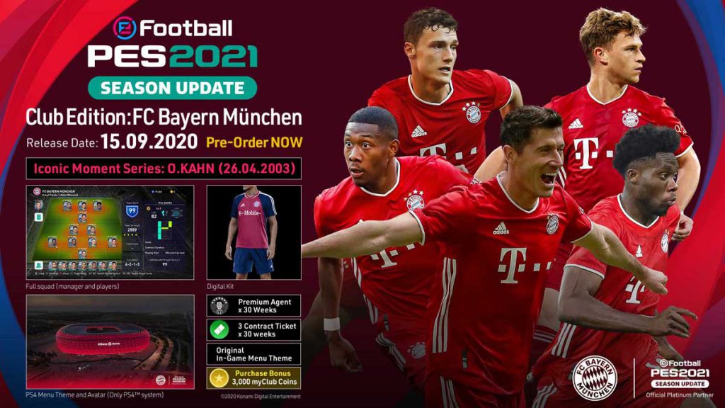 eFootball PES 2021 FC BAYERN MÜNCHEN RU Steam CD Key - آرسان گیم